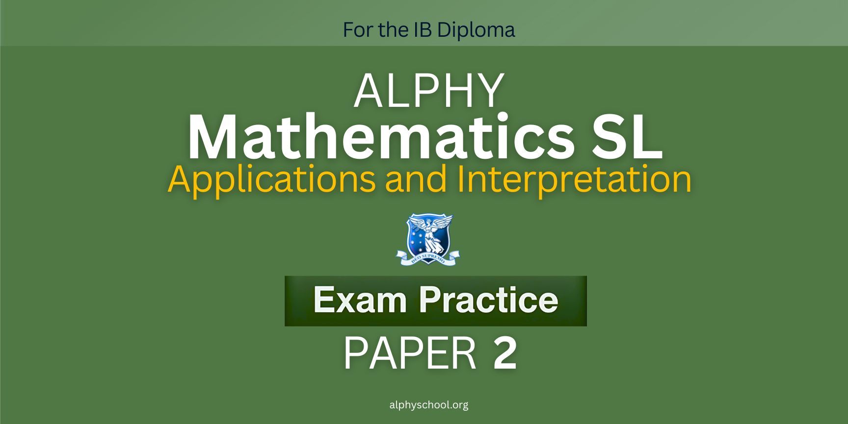 IB Mathematics: Applications and Interpretation SL Paper 2 Exam Review ...